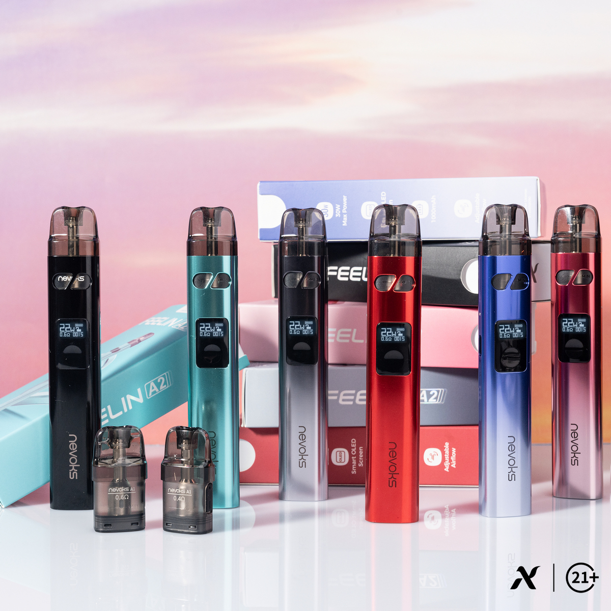 Nevoks Feelin A2 Pod Kit, feelin a1 pods 3pk